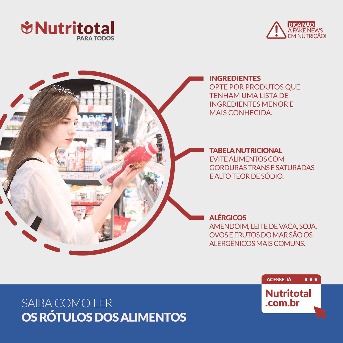 Saiba como ler os rótulos dos alimentos - Nutritotal Para todos